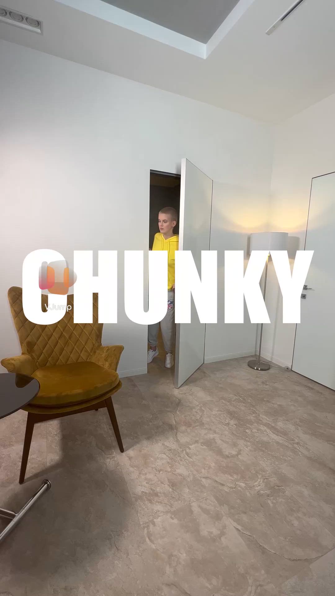 Enter the room with flying letters spelling "chunky" ️ How to make a ...