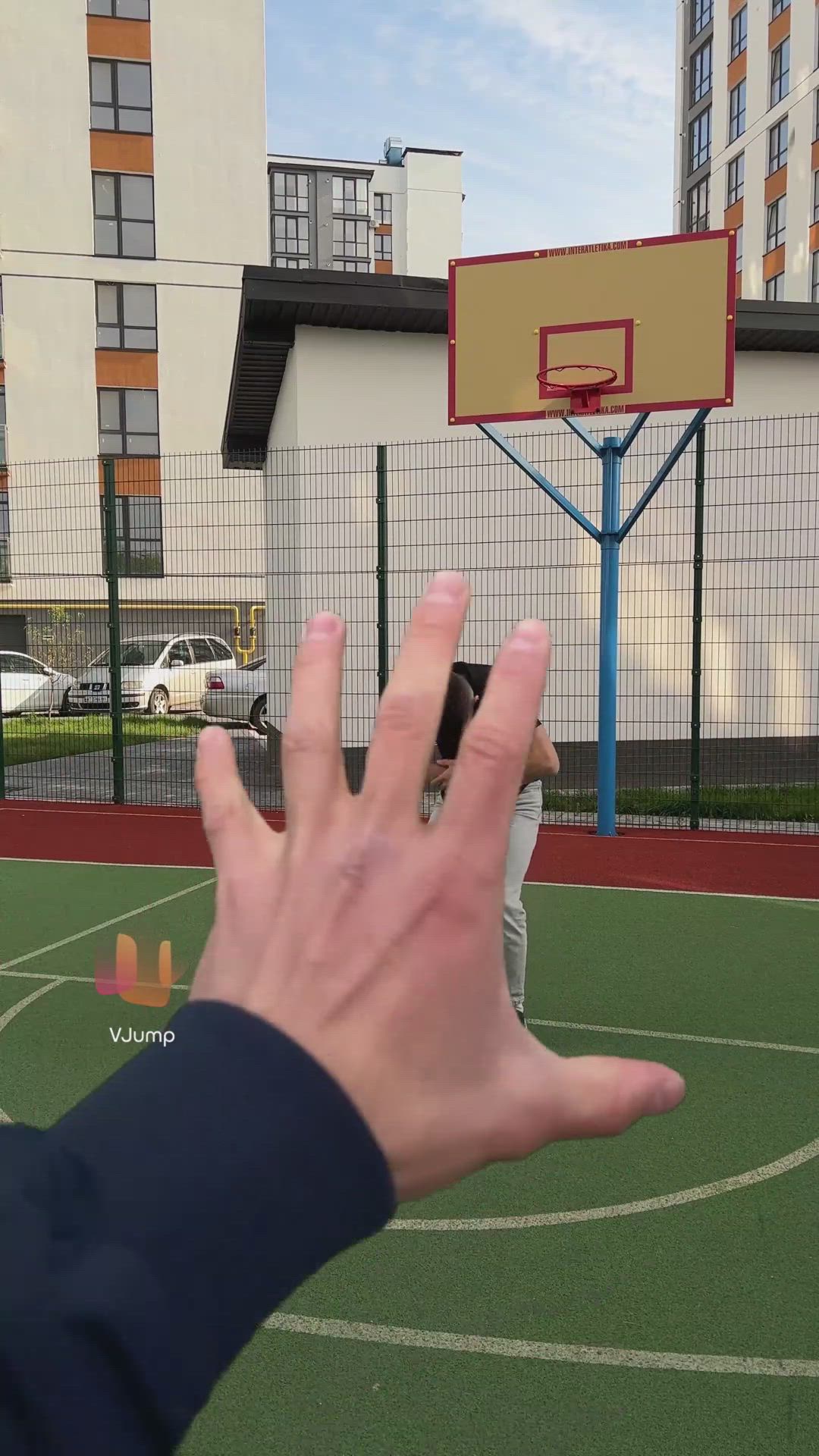 The giant's hand grabs the subject and takes him to another location ️ ...