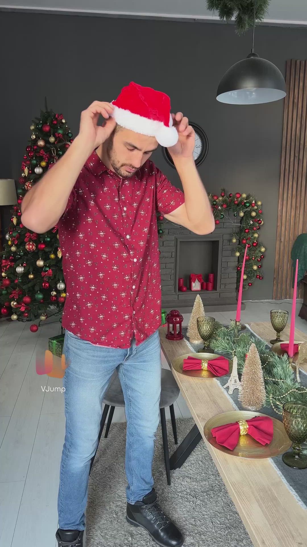 Change into a festive outfit and turn into confetti with a wave of the ...
