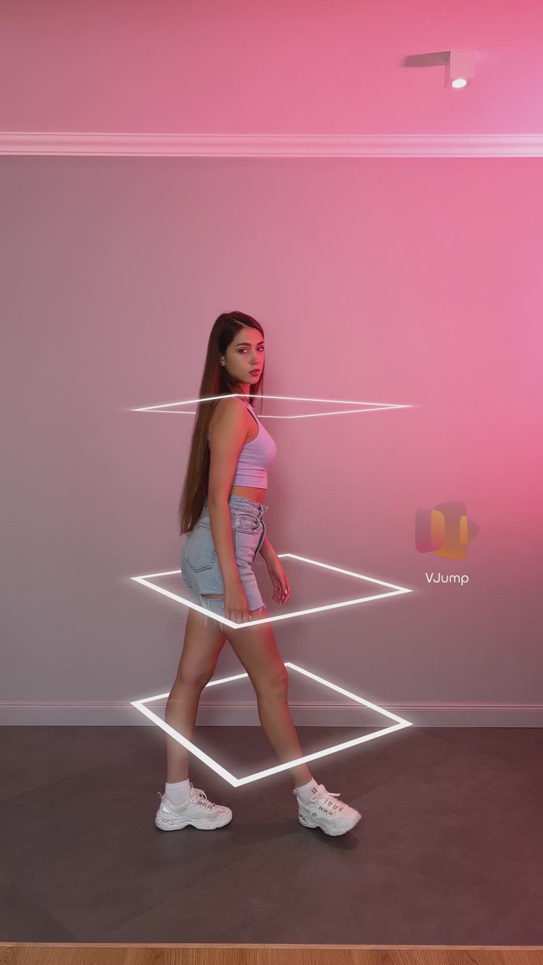 Special effects with flying squares ️ How to make a TikTok videoe