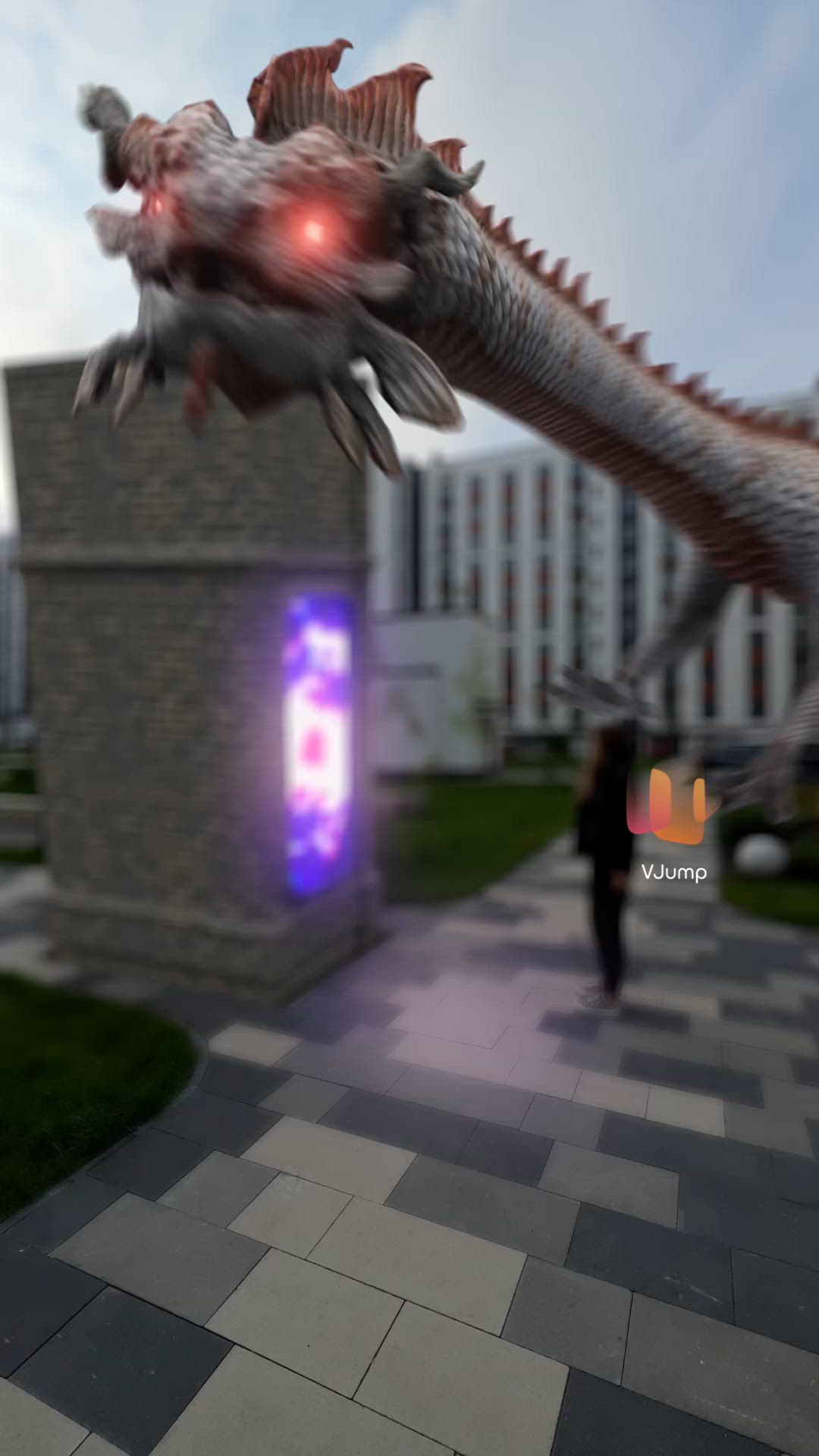 Summon a dragon from the dungeon ️ How to make a TikTok videoe