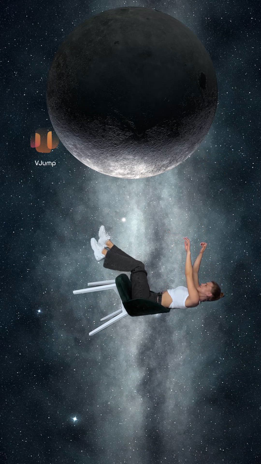 Nos sentamos en una silla y caemos de la Luna ️ Cómo hacer un video de ...