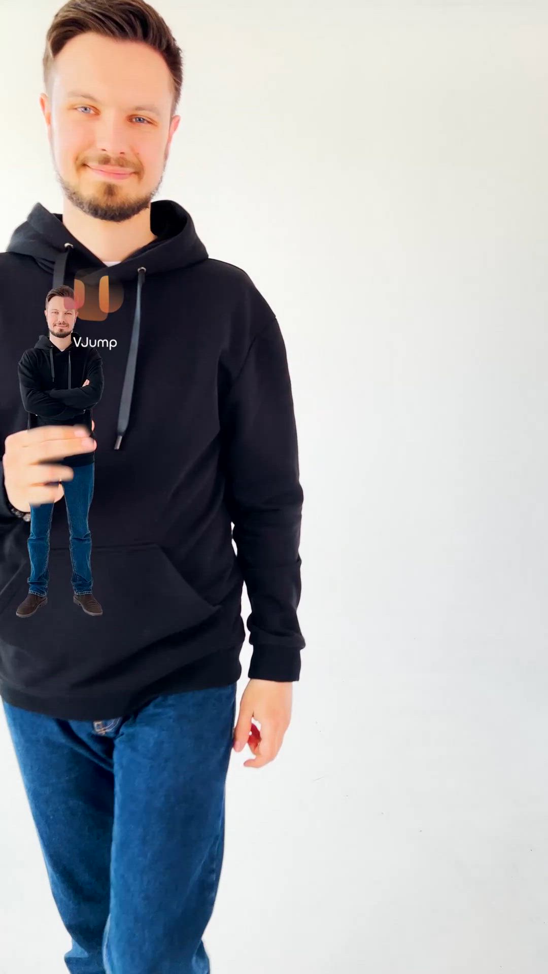 Pull out your mini-clone from behind your back ️ How to make a TikTok ...