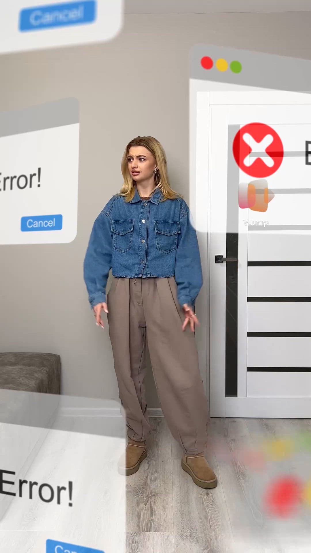 Error notifications appear in the air ️ How to make a TikTok videoe