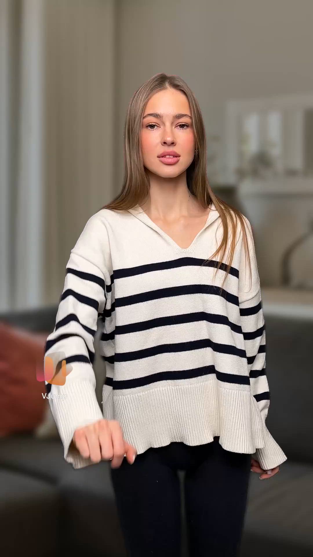 The character's hands turn into a hologram ️ How to make a TikTok videoe