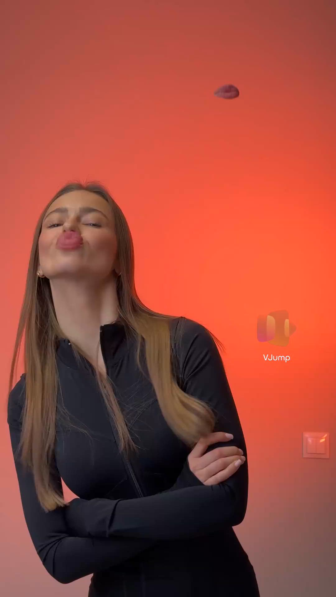 Catching smiles falling from the sky ️ How to make a TikTok videoe