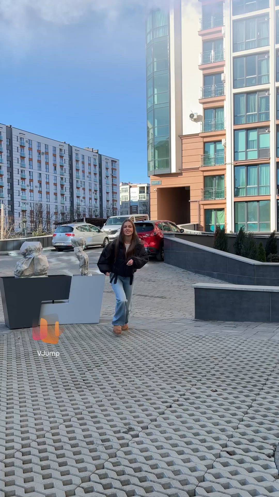 Jump and appear in the sky ️ How to make a TikTok videoe