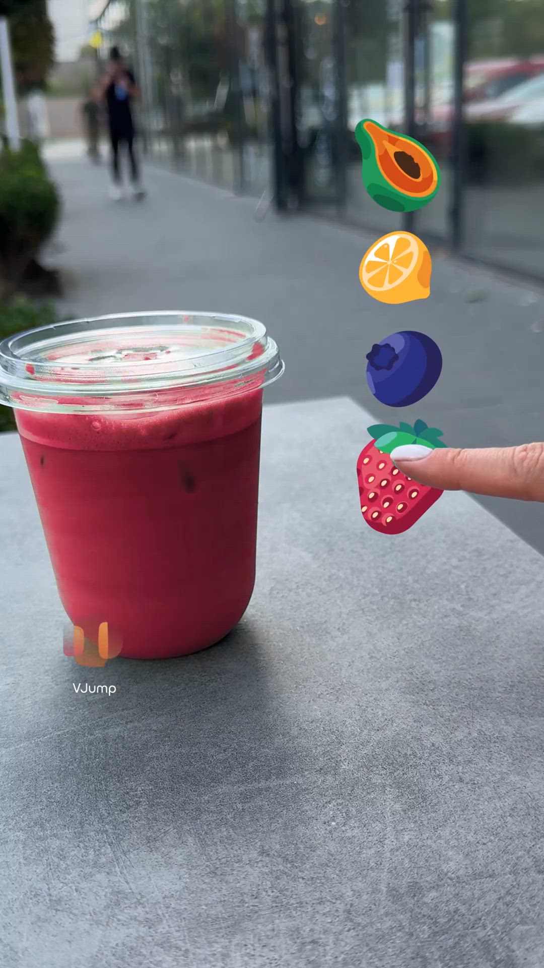 Choosing a drink flavor based on virtual fruits ️ How to make a TikTok ...