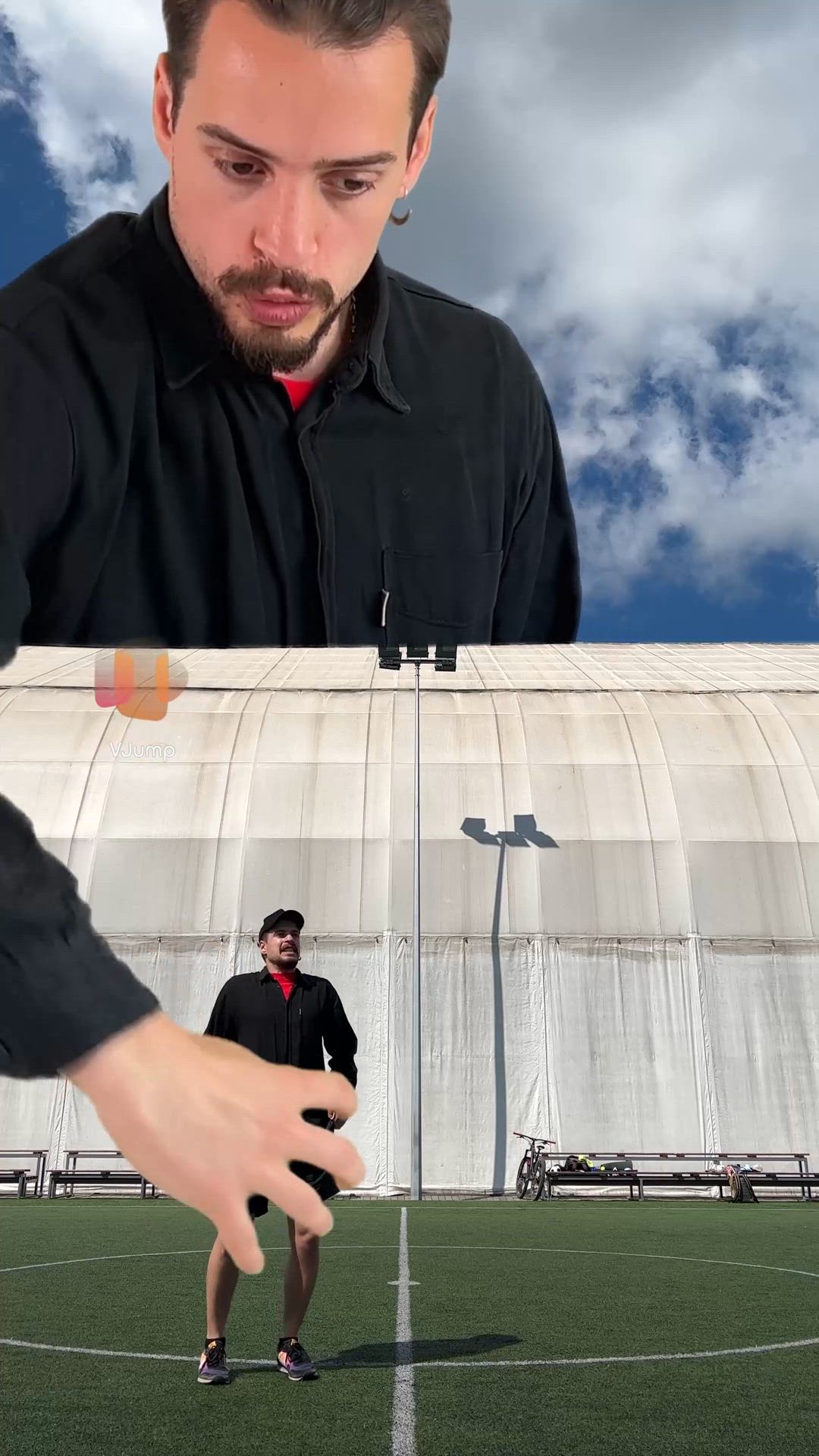 The giant bites off the character's head ️ How to make a TikTok videoe