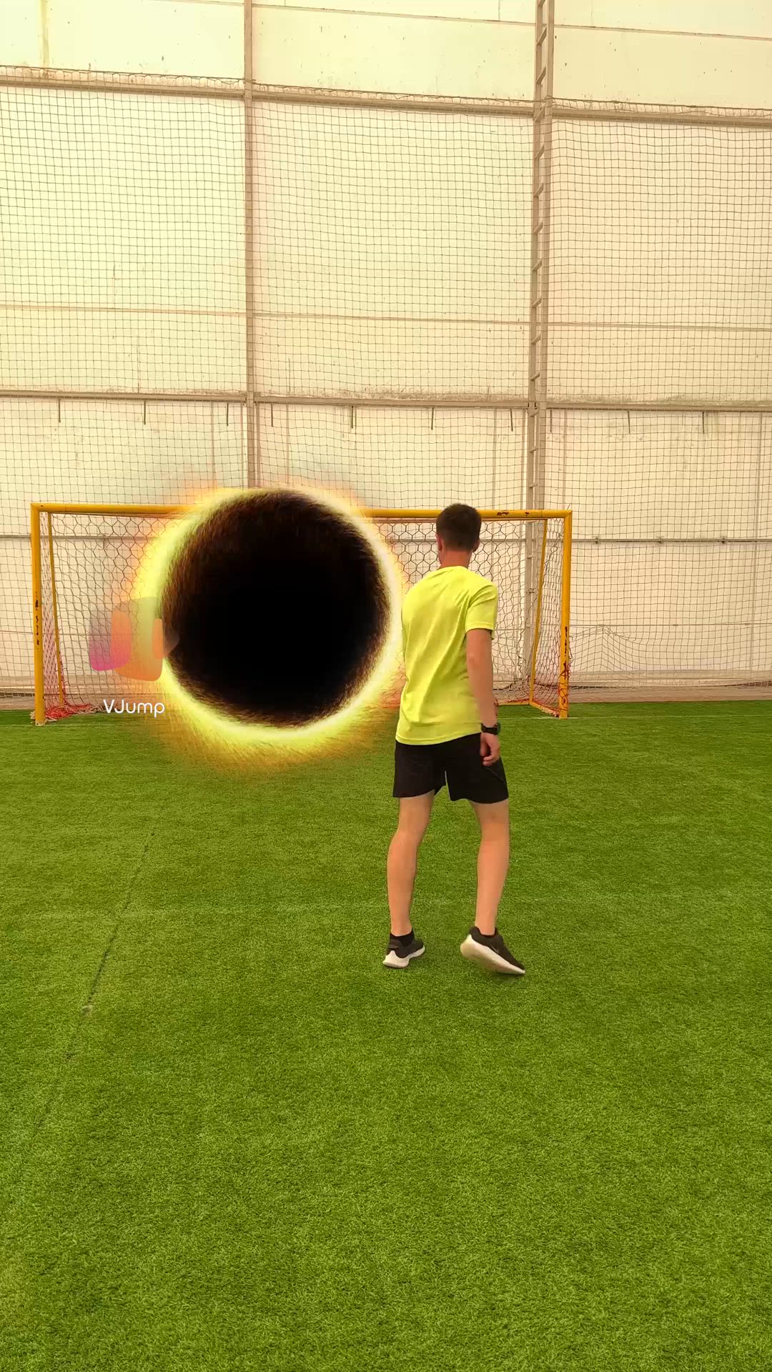 A soccer ball flies into an intergalactic portal ️ How to make a TikTok ...