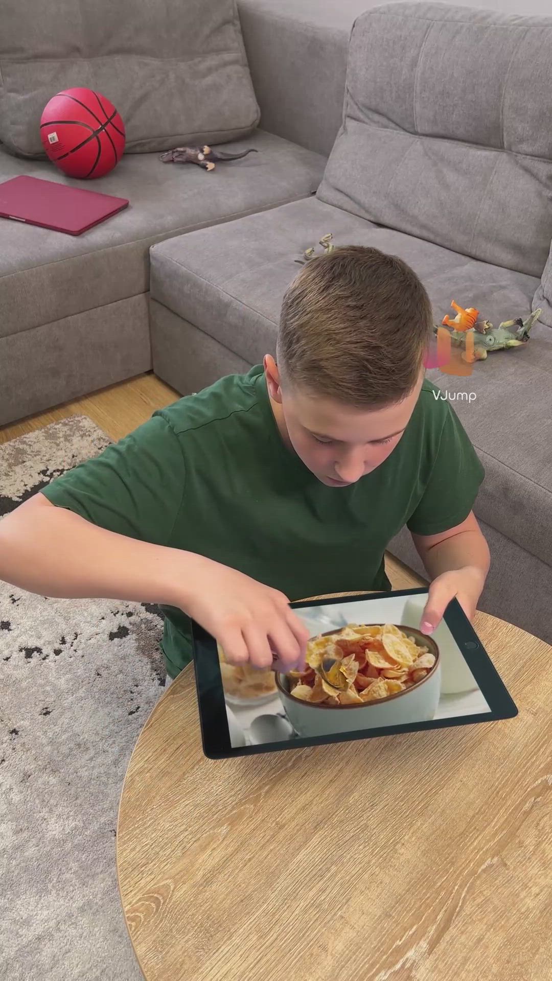 Select a meal from your tablet's screen and eat it ️ How to make a ...