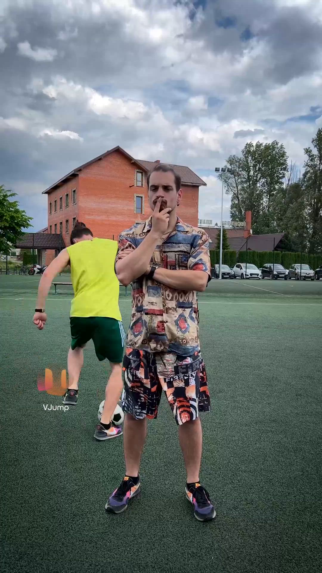 The subject's double plays soccer and merges with their body ️ How to ...