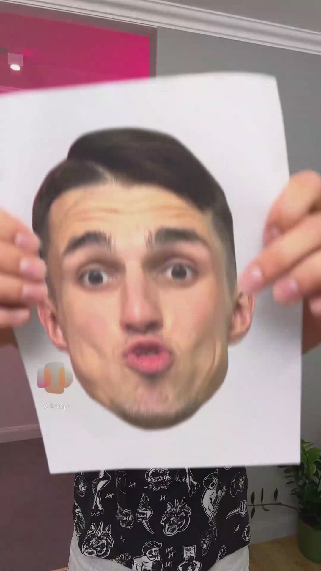 Transfer a face from a sheet of paper ️ How to make a TikTok videoe